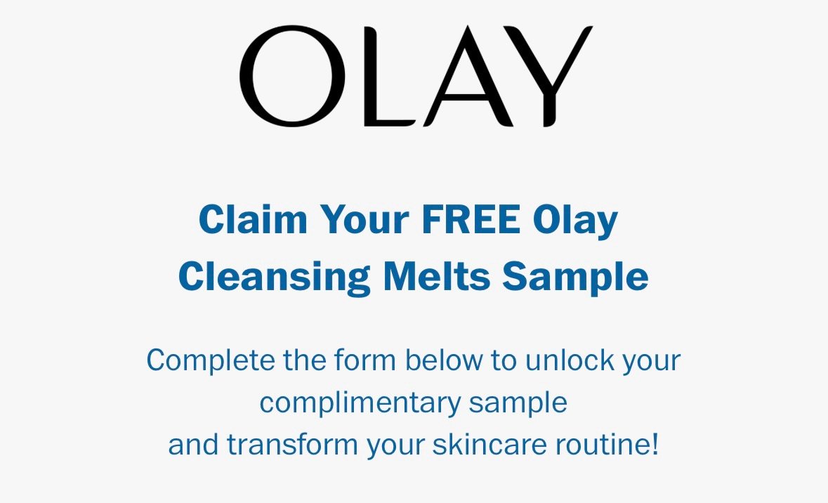 Free Olay Sample - Mama Deals