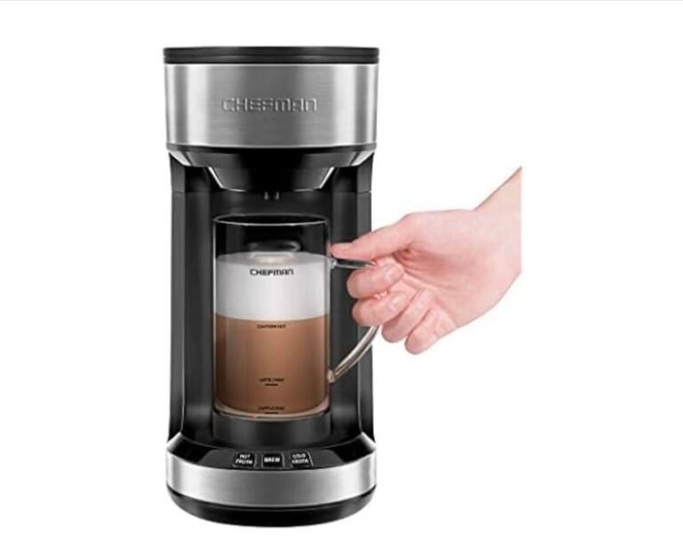 $49.99 Chefman Froth + Brew Coffee Maker and Milk Frother - Mama Deals