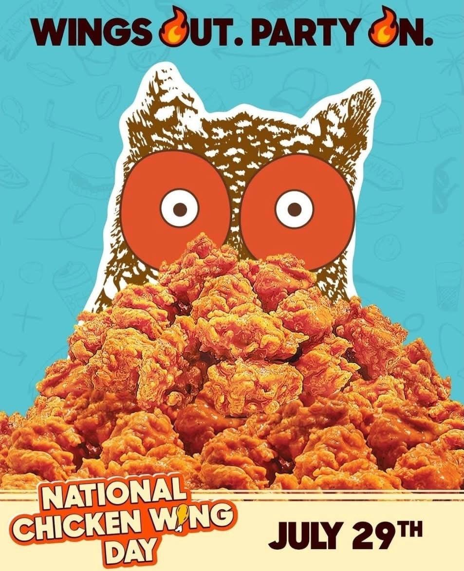 Hooters Buy 10 wings and get 10 free on July 29th dine-in only. - Mama ...