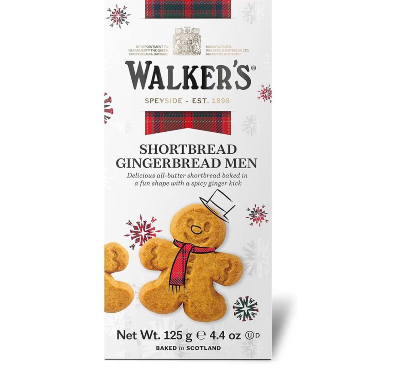 $3.99 Reg $8 Walker’s Festive Shortbread Gingerbread Men at Amazon ...