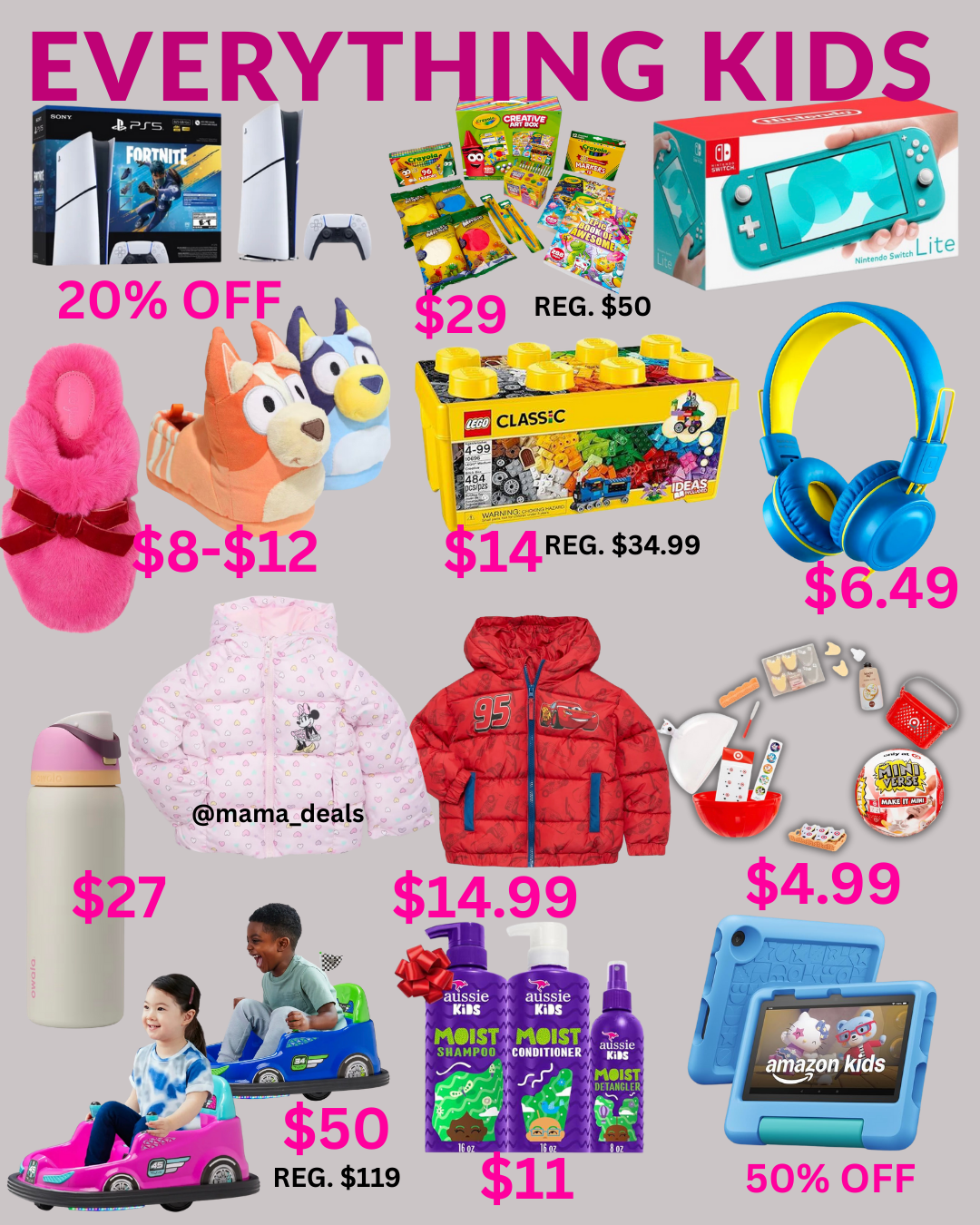 Everything Kids on Amazon, Target, Walmart & More - Mama Deals