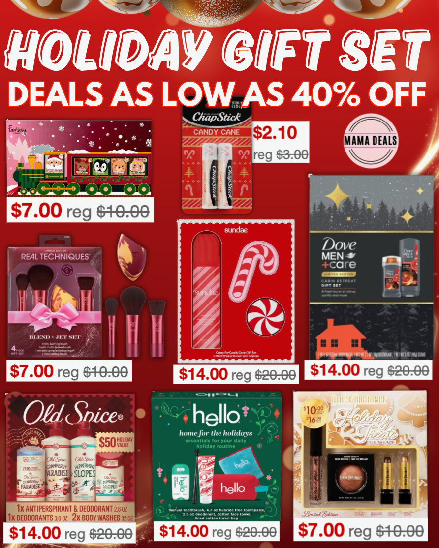 Target Holiday Gift Sets — Today Only! Up to 40% Off - Mama Deals