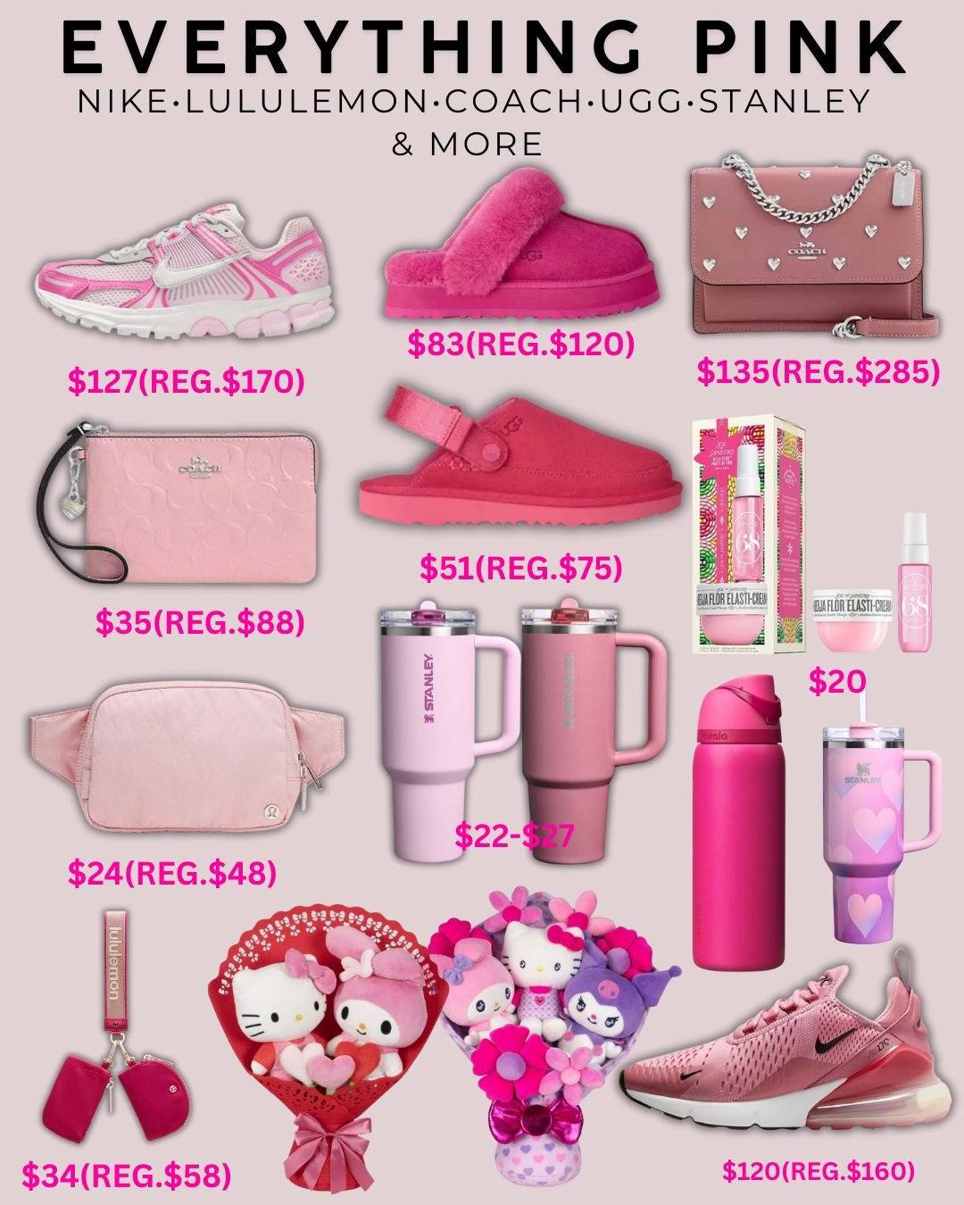 Valentine’s Day Pink Sale Roundup – Shoes, Accessories, Beauty, and ...