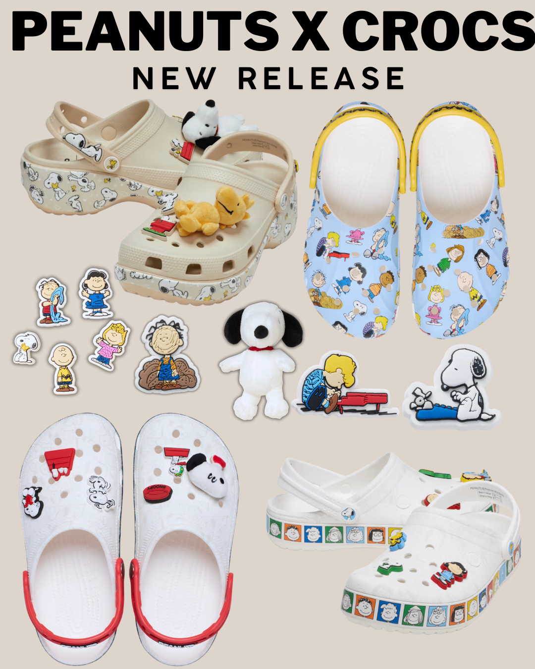Peanuts x Crocs Collection — Nostalgic Cartoon Vibes Meet Iconic ...