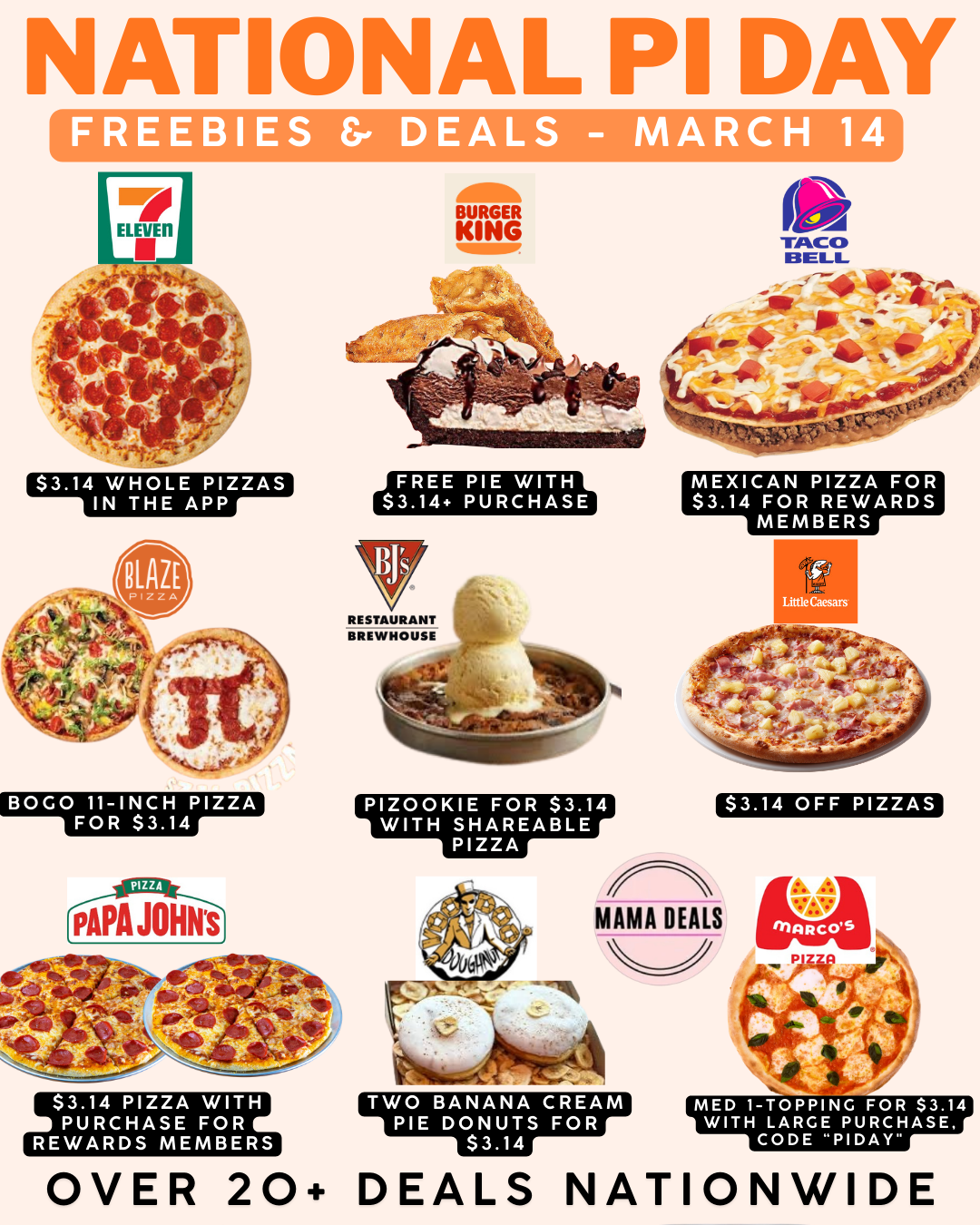 National Pi Day Deals & Freebies (March 14) - Mama Deals