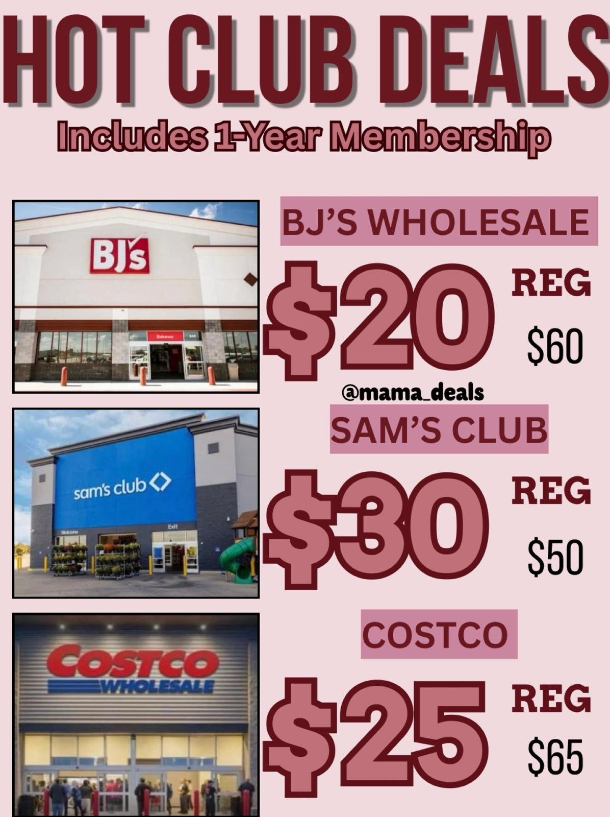 1-Year Warehouse Club Membership Deals from $20 at Sam’s Club, Costco ...