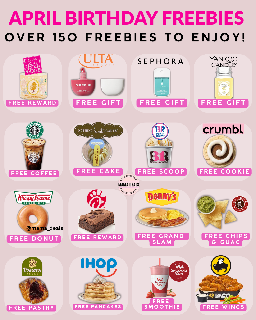 April Birthday Freebies - Celebrate Your Birthday With Free Treats ...