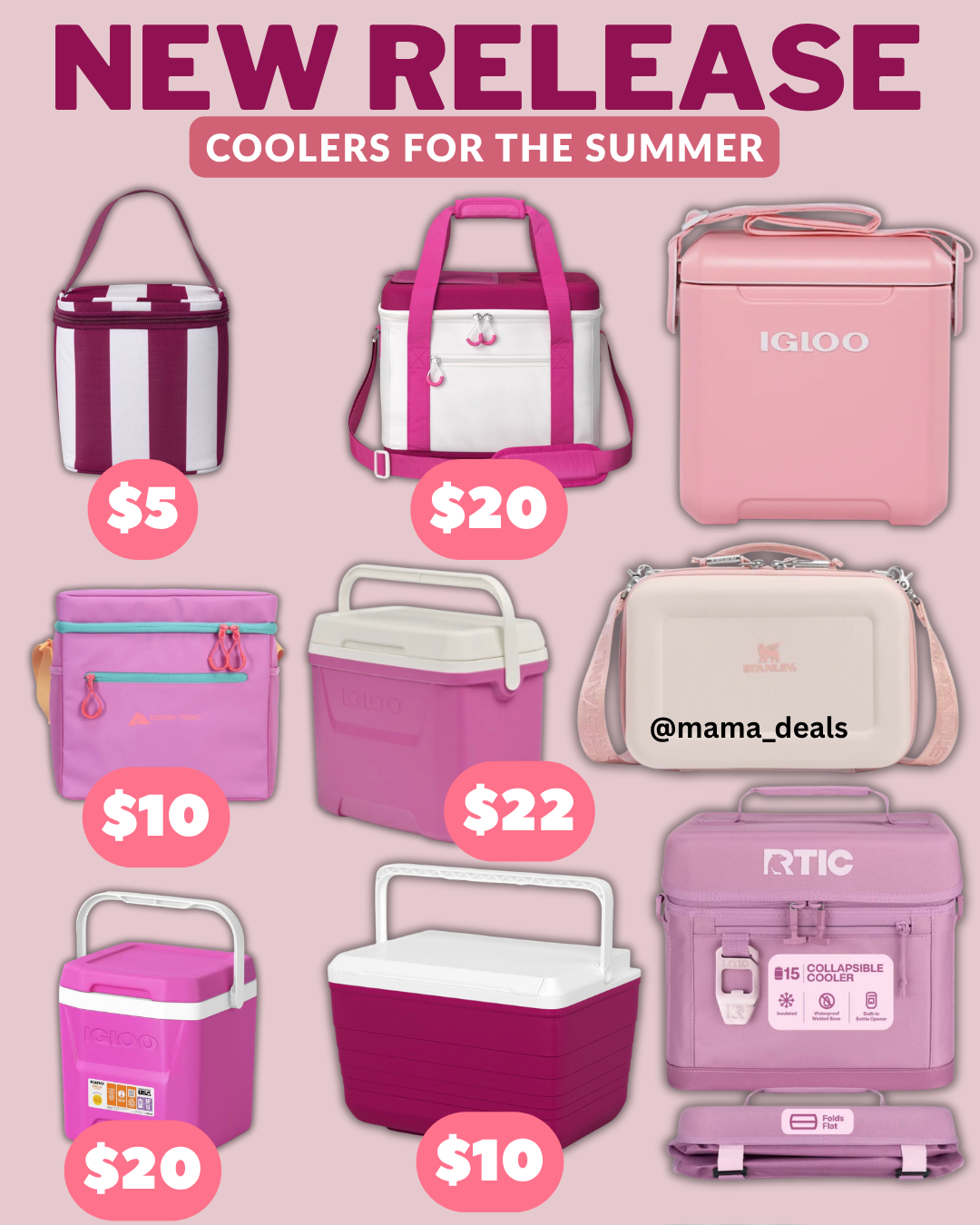 New Release Coolers for Summer 2026: Cute Pink Coolers & Insulated Bags ...