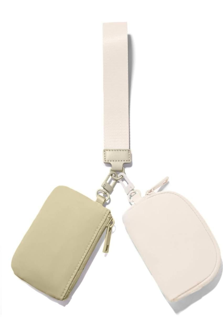 $5.99 Mini Zip Around Keychain Wristlet Wallets Small Portable Dual ...