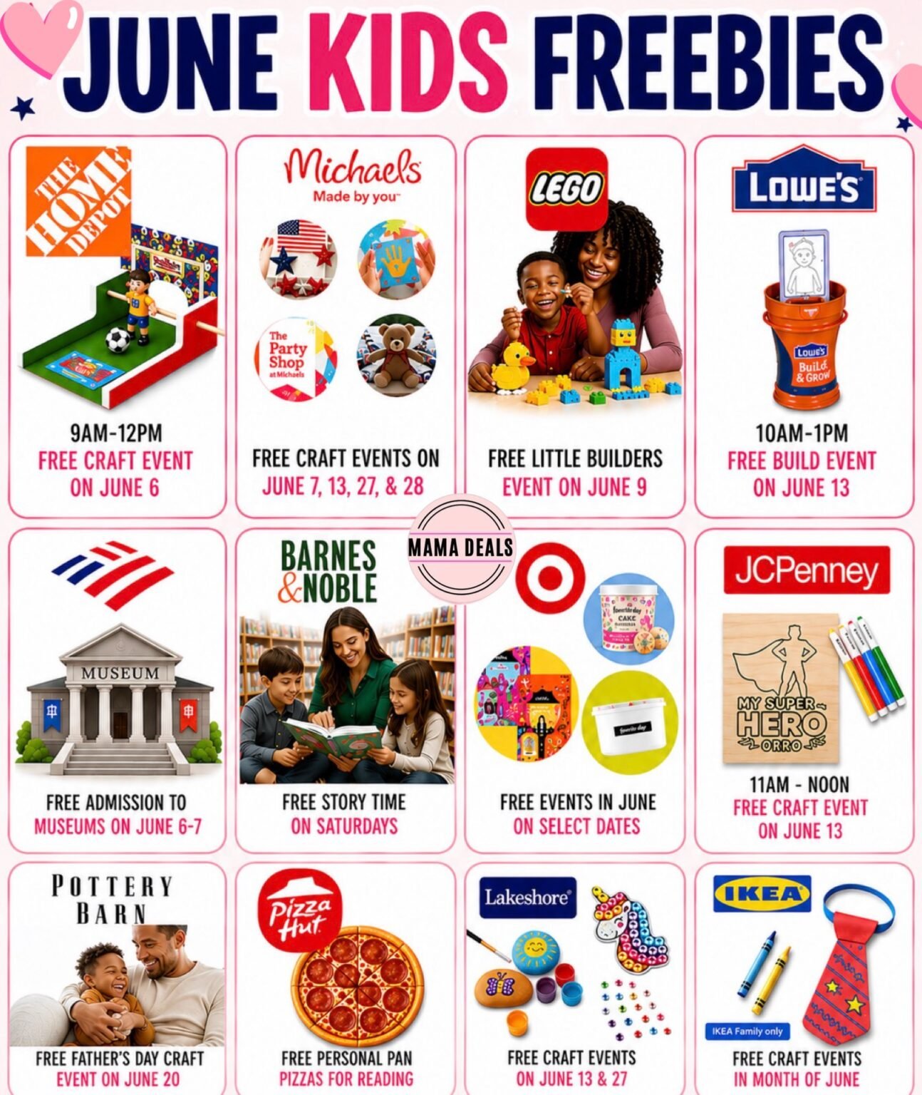 June Kids Freebies 2026: Free Crafts, Story Time, Museum Days & More ...