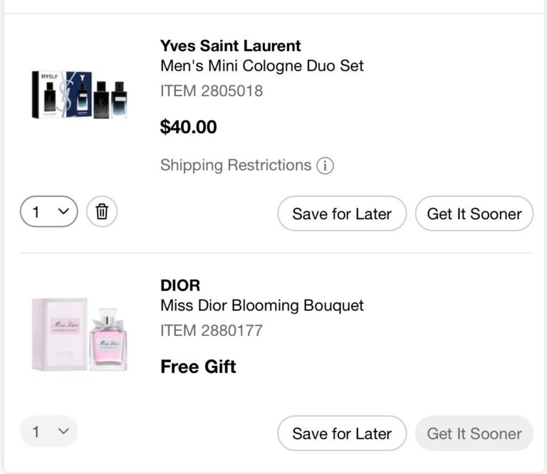 Dior Men’s Mini Cologne Duo Set for $40 + Free Gift with Code DIORLOVE ...