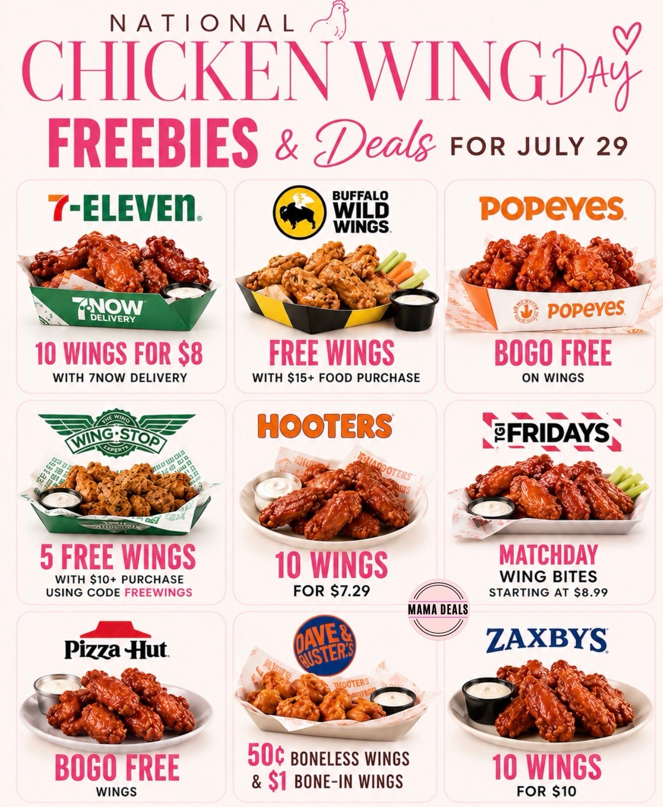 National Chicken Wing Day 2026: Every Freebie, BOGO Deal & Wing Special ...